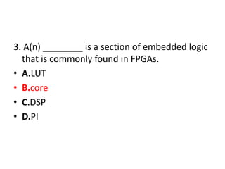 Digital logic circuits multiple choice questions | PPTX