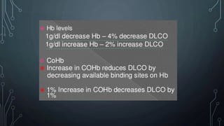 Dlco/tlco | PPT | Lung and Respiratory Health | Diseases and Conditions