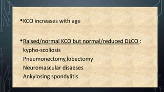 Dlco/tlco | PPT | Lung and Respiratory Health | Diseases and Conditions