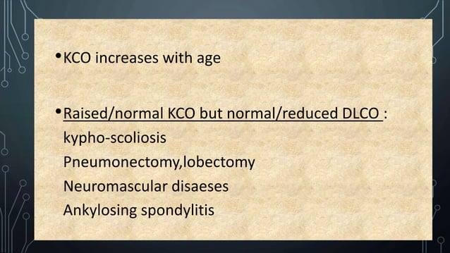 Dlco/tlco | PPT | Lung and Respiratory Health | Diseases and Conditions