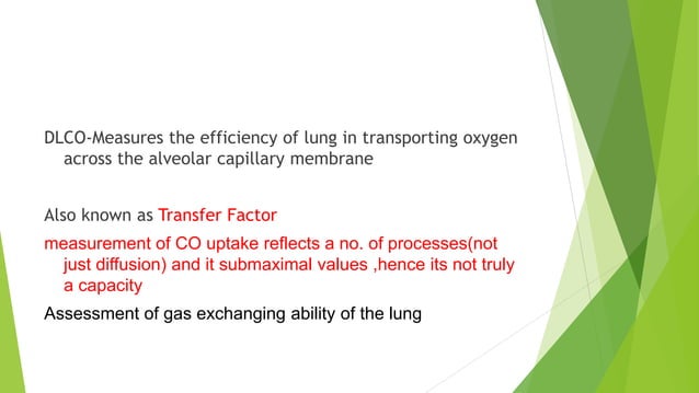DLCO | PPT | Lung and Respiratory Health | Diseases and Conditions