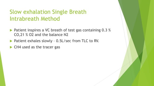 DLCO | PPT | Lung and Respiratory Health | Diseases and Conditions