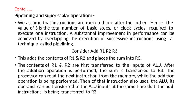 Computer organization unit 2detaila with analysis | PPTX