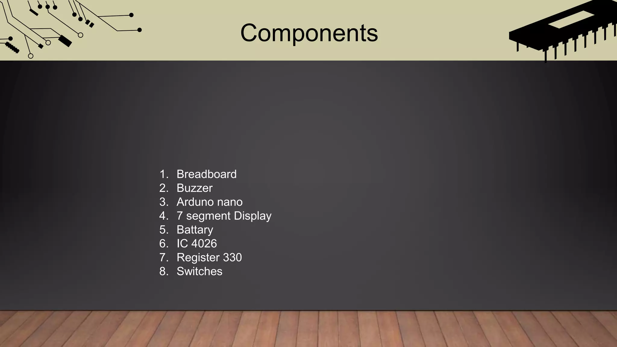 Countdown Timer Circuit Diagram with 7 Segment Display | PPTX