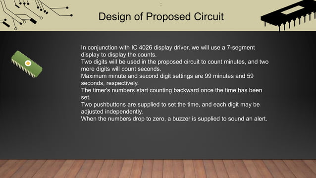 Countdown Timer Circuit Diagram with 7 Segment Display | PPTX | Computer Peripherals | Computing