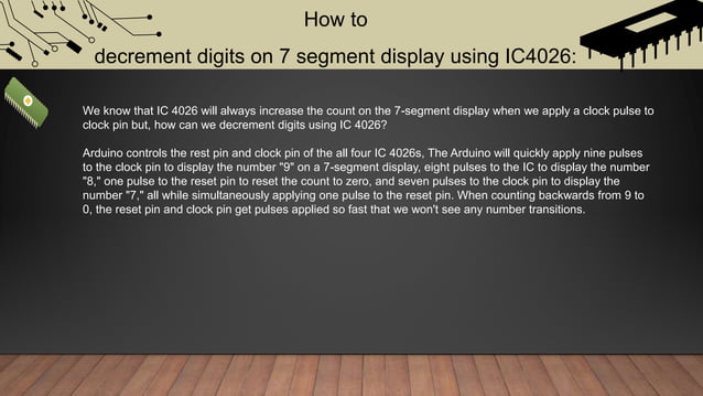 Countdown Timer Circuit Diagram with 7 Segment Display | PPTX | Computer Peripherals | Computing