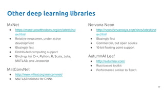 Software Frameworks for Deep Learning (D1L7 2017 UPC Deep Learning for ...