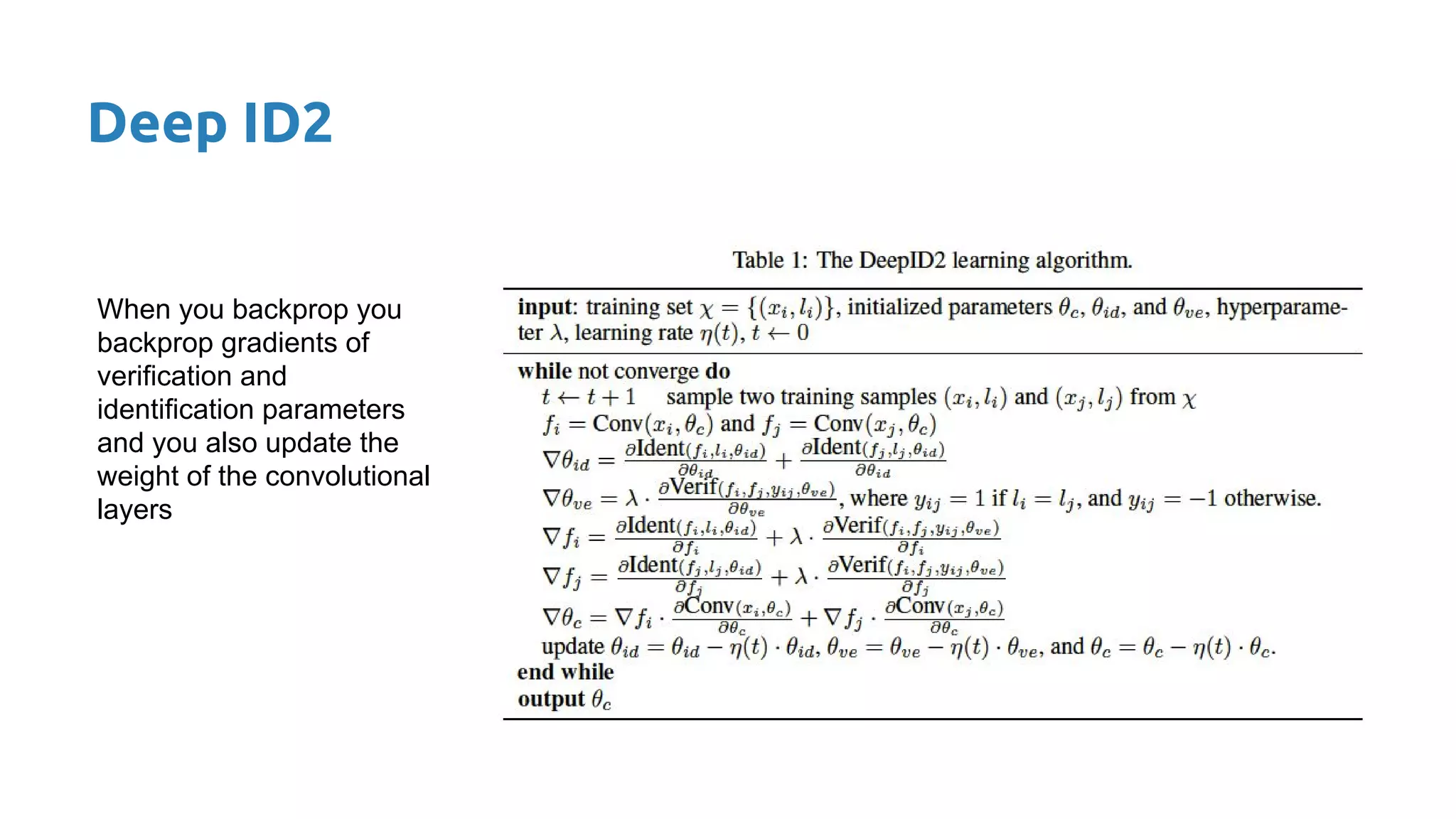 Face Recognition (D2L5 2017 UPC Deep Learning for Computer Vision) | PPT