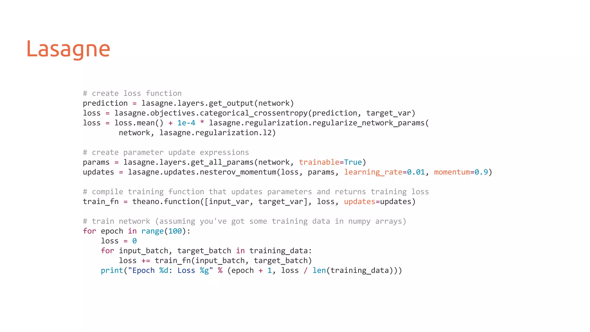 Deep Learning for Computer Vision: Software Frameworks (UPC 2016) | PPT