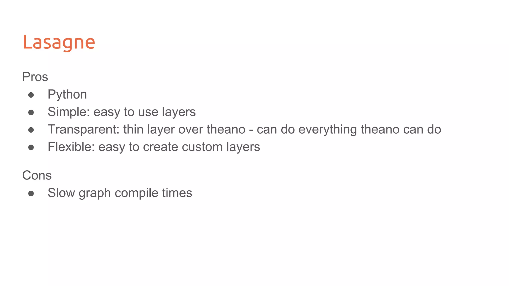 Deep Learning for Computer Vision: Software Frameworks (UPC 2016) | PPT