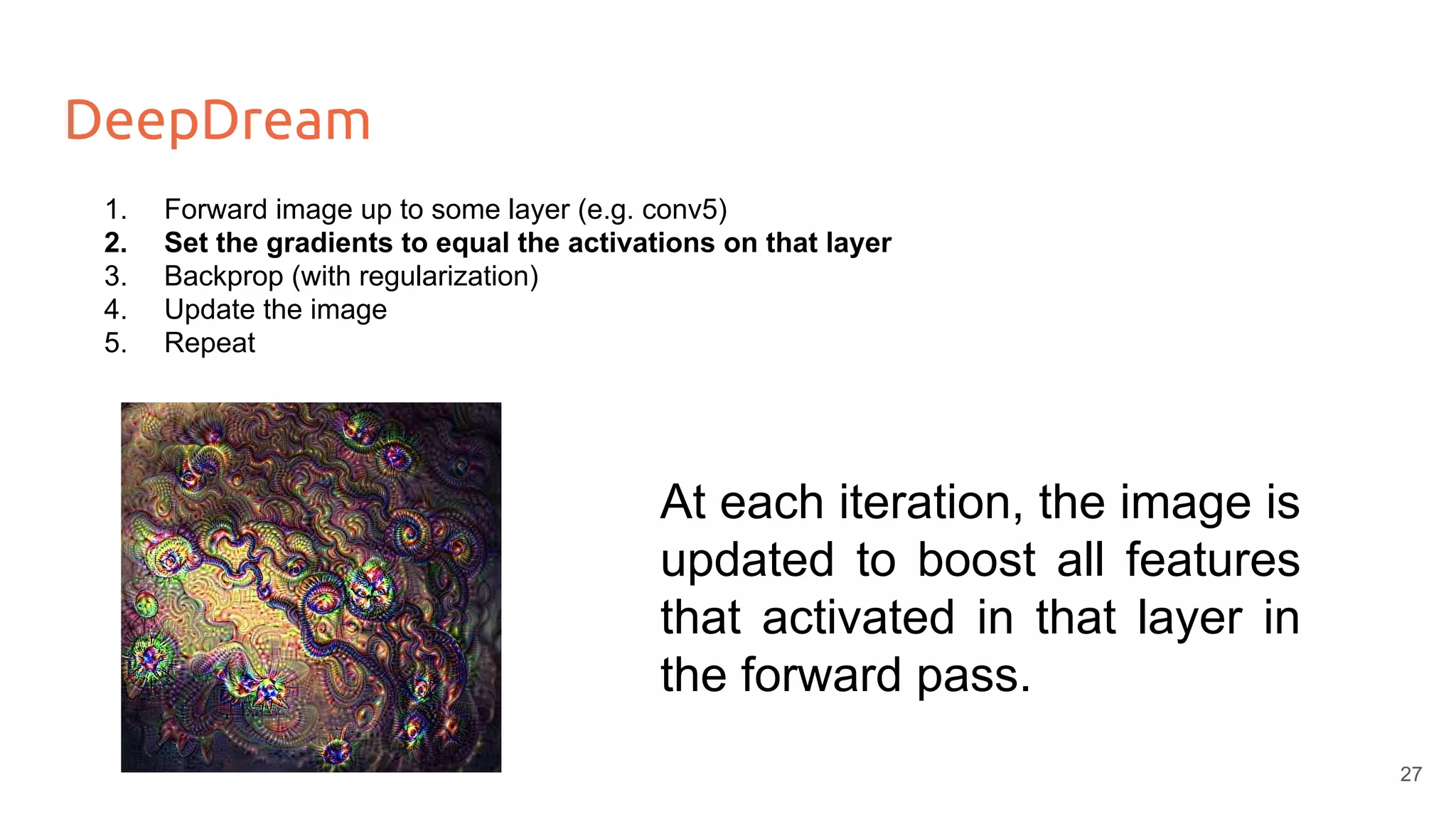 Deep Learning for Computer Vision: Visualization (UPC 2016) | PPT