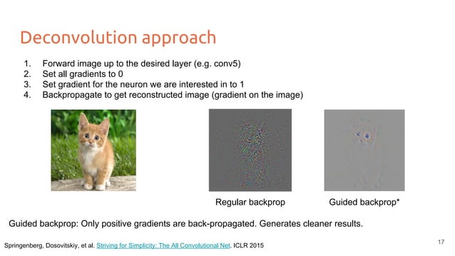 Deep Learning for Computer Vision: Visualization (UPC 2016) | PPT