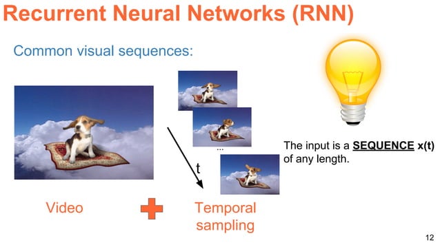 Deep Learning for Computer Vision: Recurrent Neural Networks (UPC 2016) | PPT