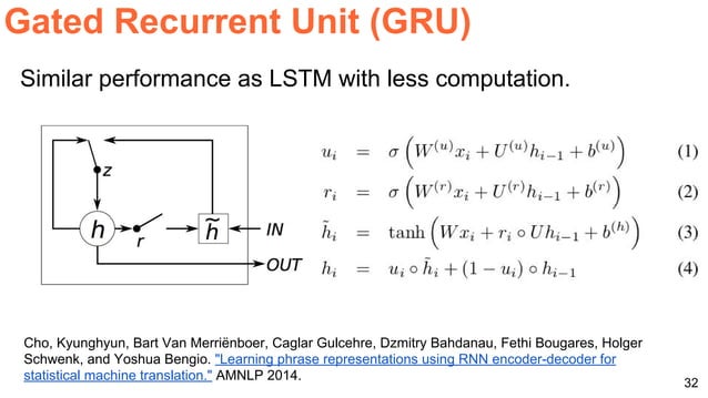 Deep Learning for Computer Vision: Recurrent Neural Networks (UPC 2016) | PPT