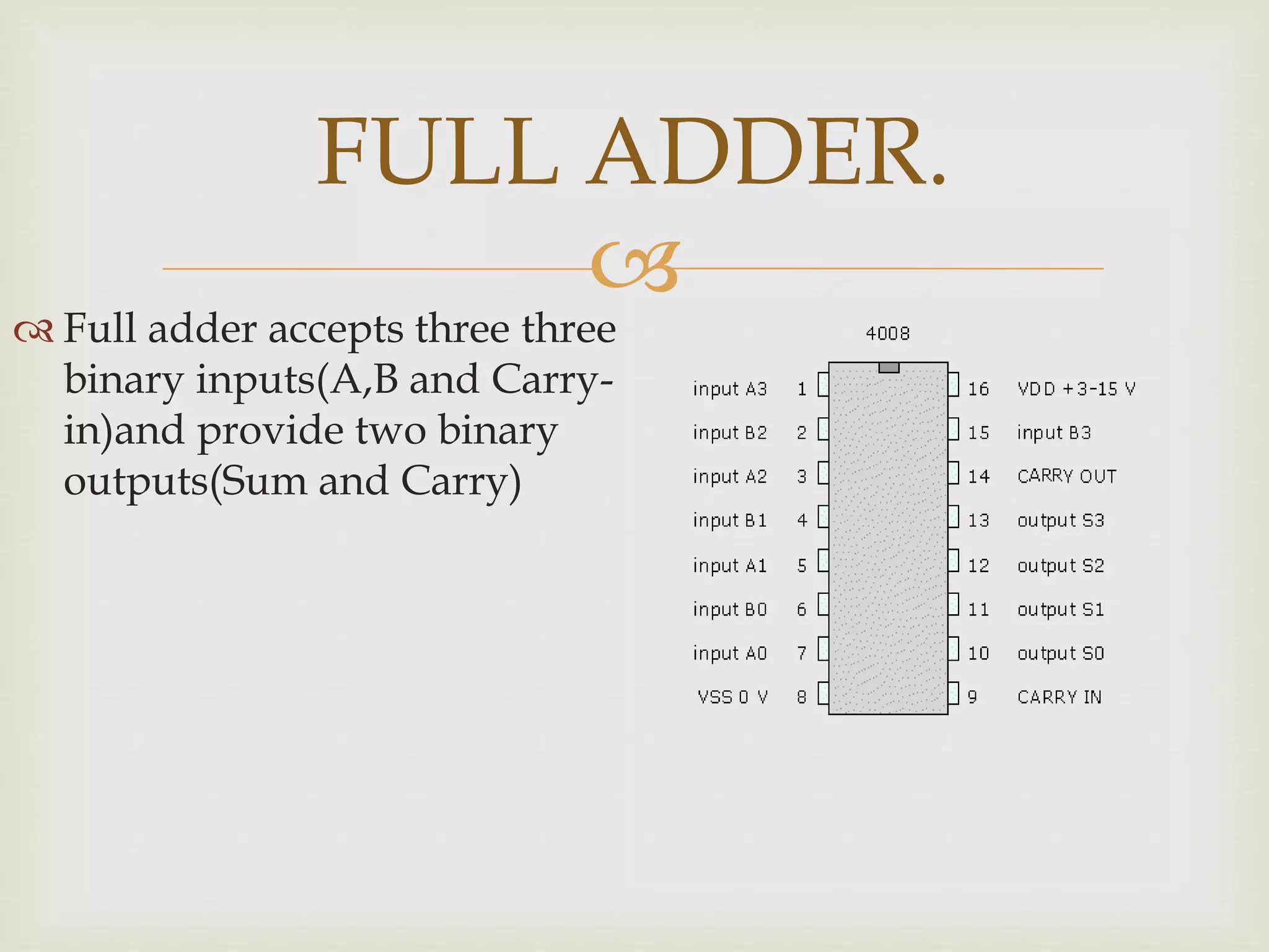 BCD Adder | PPTX | Programming Languages | Computing