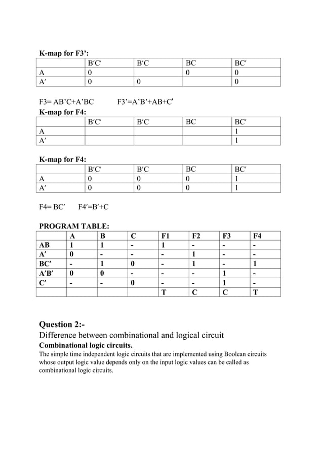 Programmable Logic Arraypla Digital Circuits Pdf Programming Languages Computing