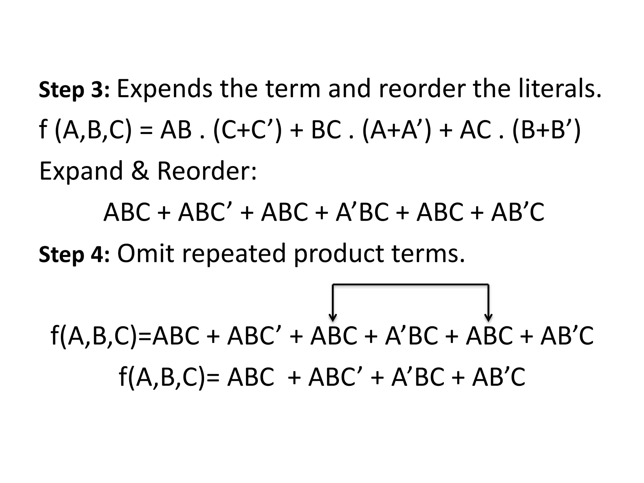 SOP POS, Minterm and Maxterm | PPTX