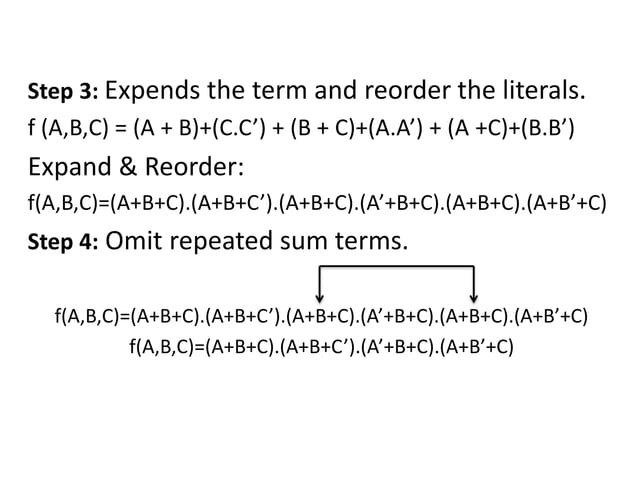 SOP POS, Minterm and Maxterm | PPTX | Technology & Computing