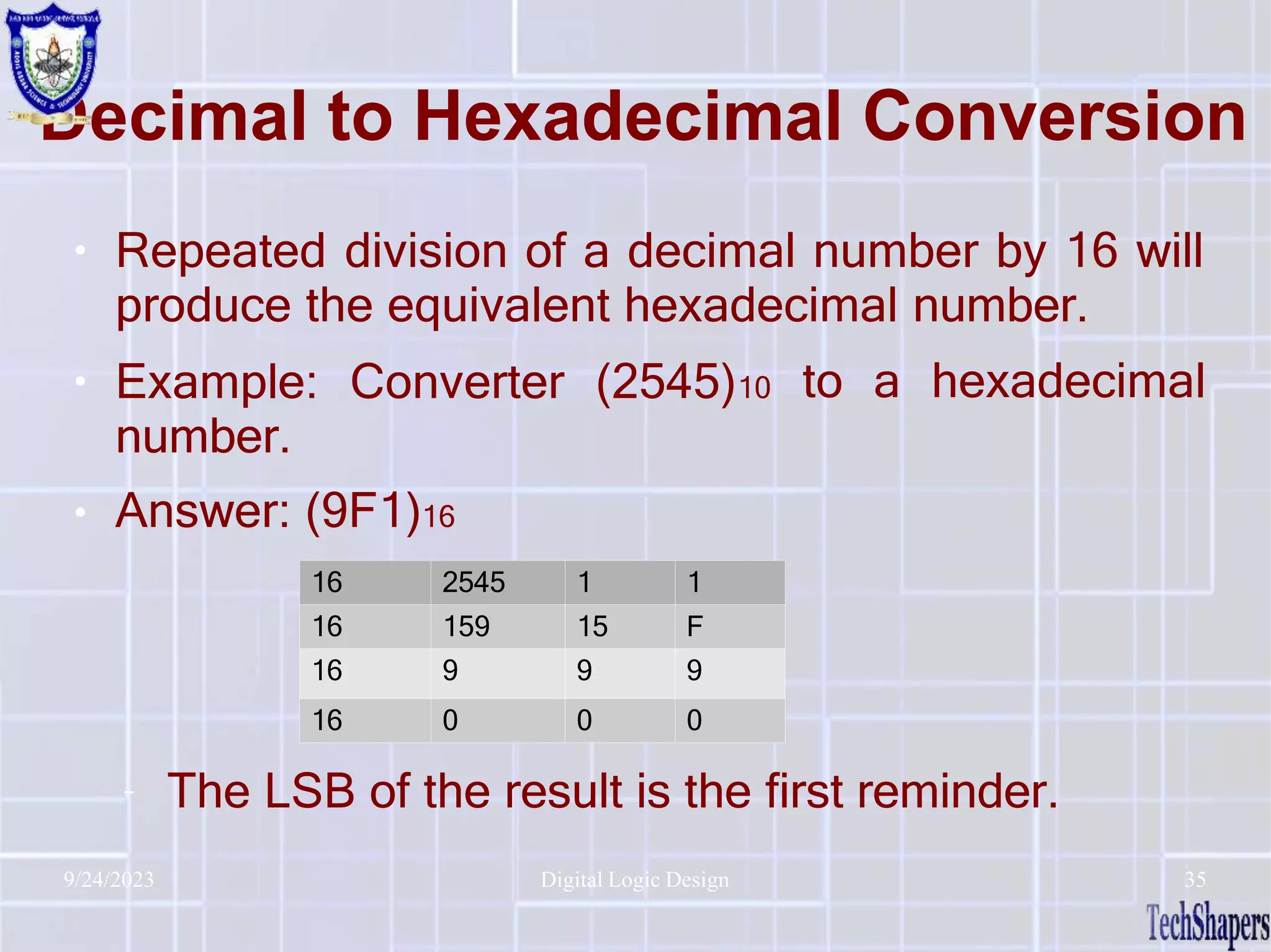 DLD_Chapter_2.pptx | Computing | Technology & Computing