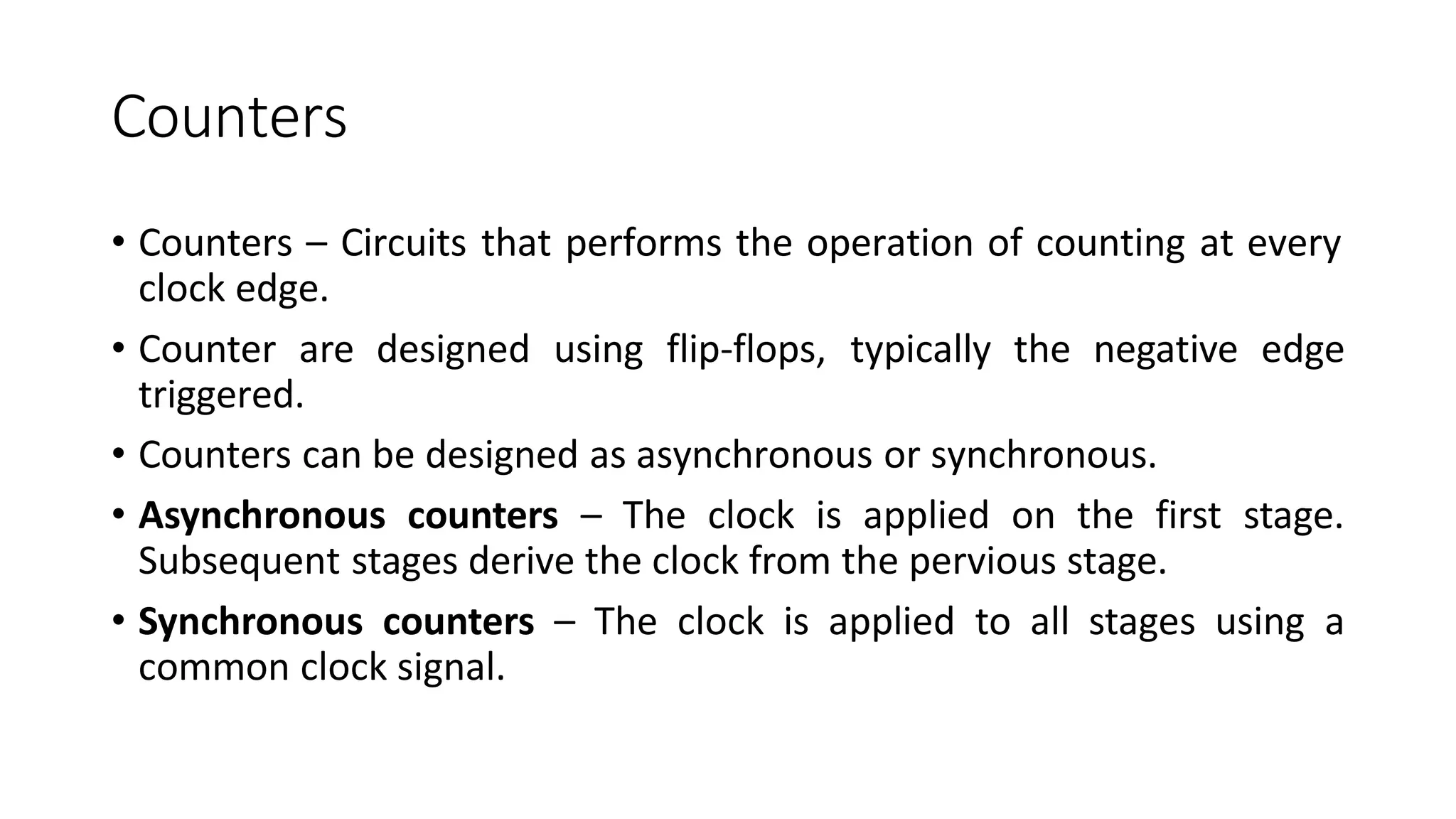 DLD: digital logic design counters and registers | PPT DLD: digital logic design counters and registers | PPT