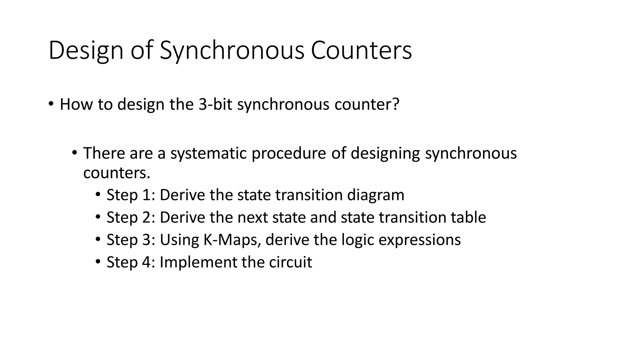 DLD: digital logic design counters and registers | PPTX