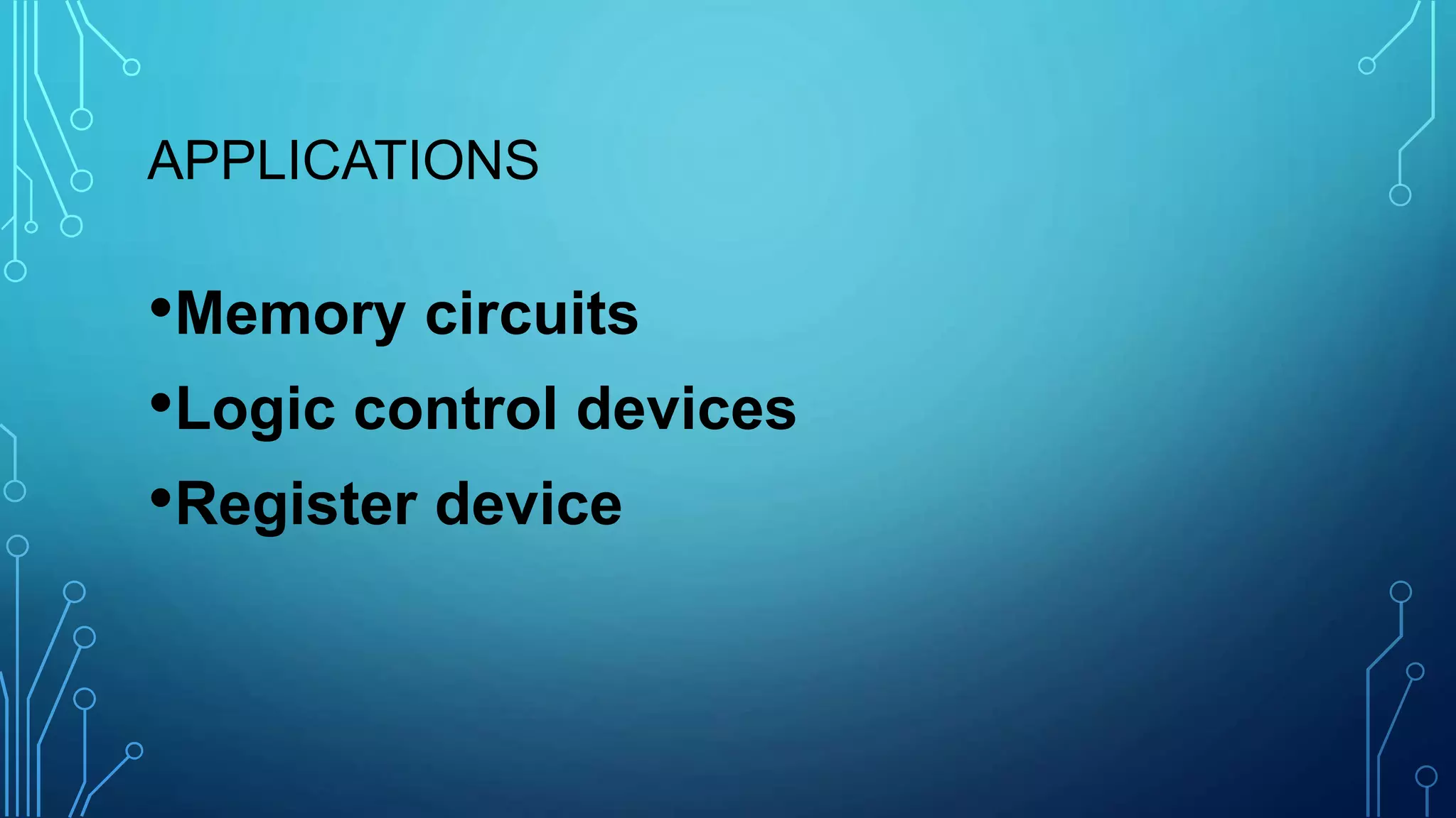 flip flop circuits and its applications | PPT