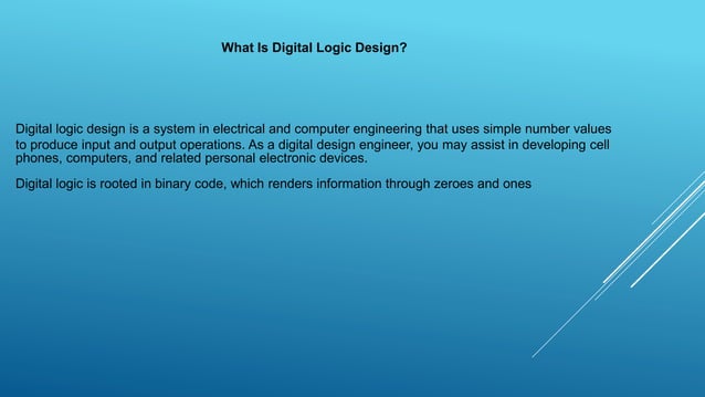 Boolean Algebra- Digital Logic gates | PPT