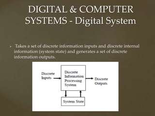 Digital Logic Design Lecture 01 | PPTX | Computing | Technology & Computing