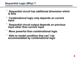 DLD Combinational vs Sequential Circuits | PPT