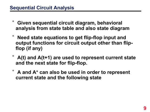 DLD Combinational vs Sequential Circuits | PPT