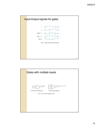 Dld lecture module 04 01 | PDF | Data Storage and Warehousing | Computing