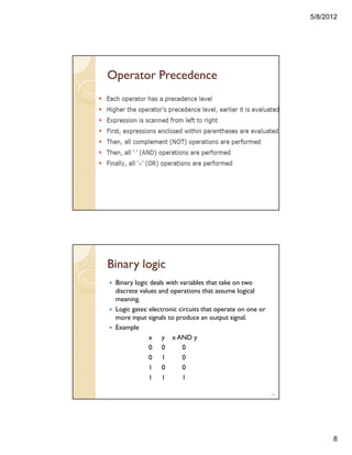 Dld lecture module 04 01 | PDF | Data Storage and Warehousing | Computing