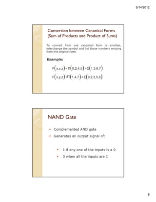 Dld lecture module 06 | PDF