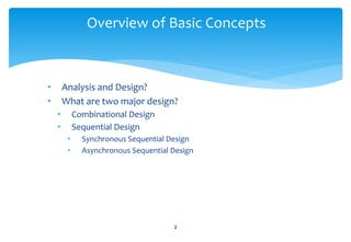 DLD Lecture No 18 Analysis and Design of Combinational Circuit.pptx