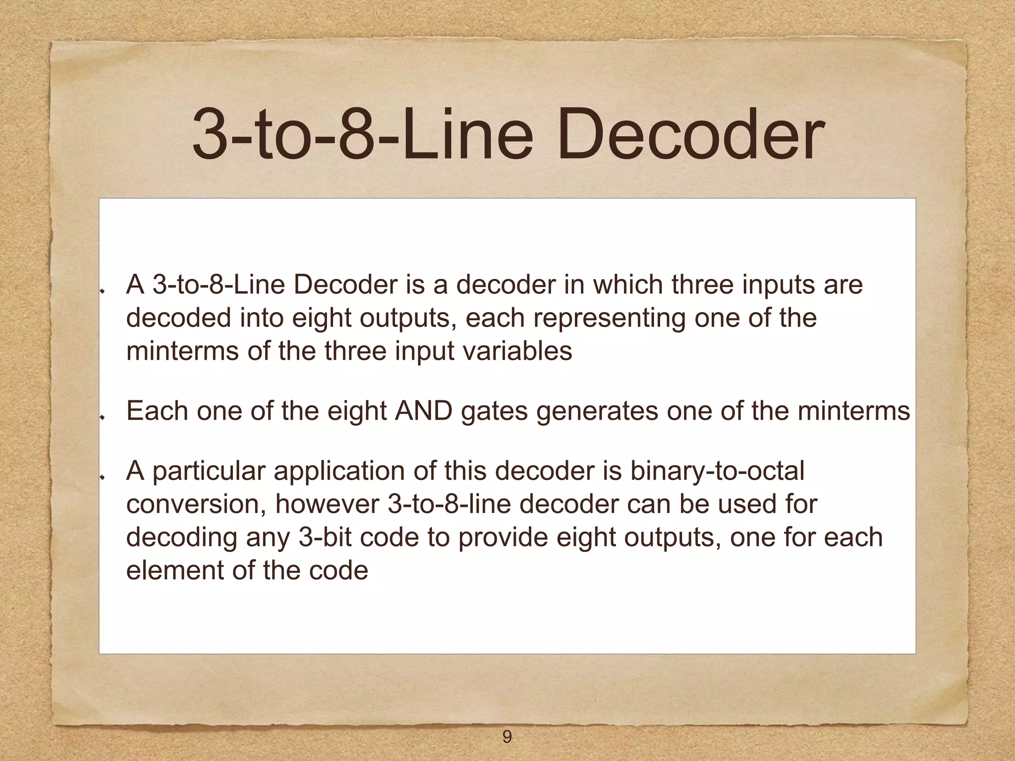 DLD Lecture No 22 Decoder Circuit and Types of Decoder.pptx