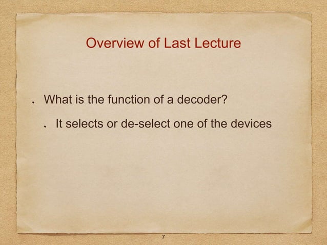 DLD Lecture No 22 Decoder Circuit and Types of Decoder.pptx