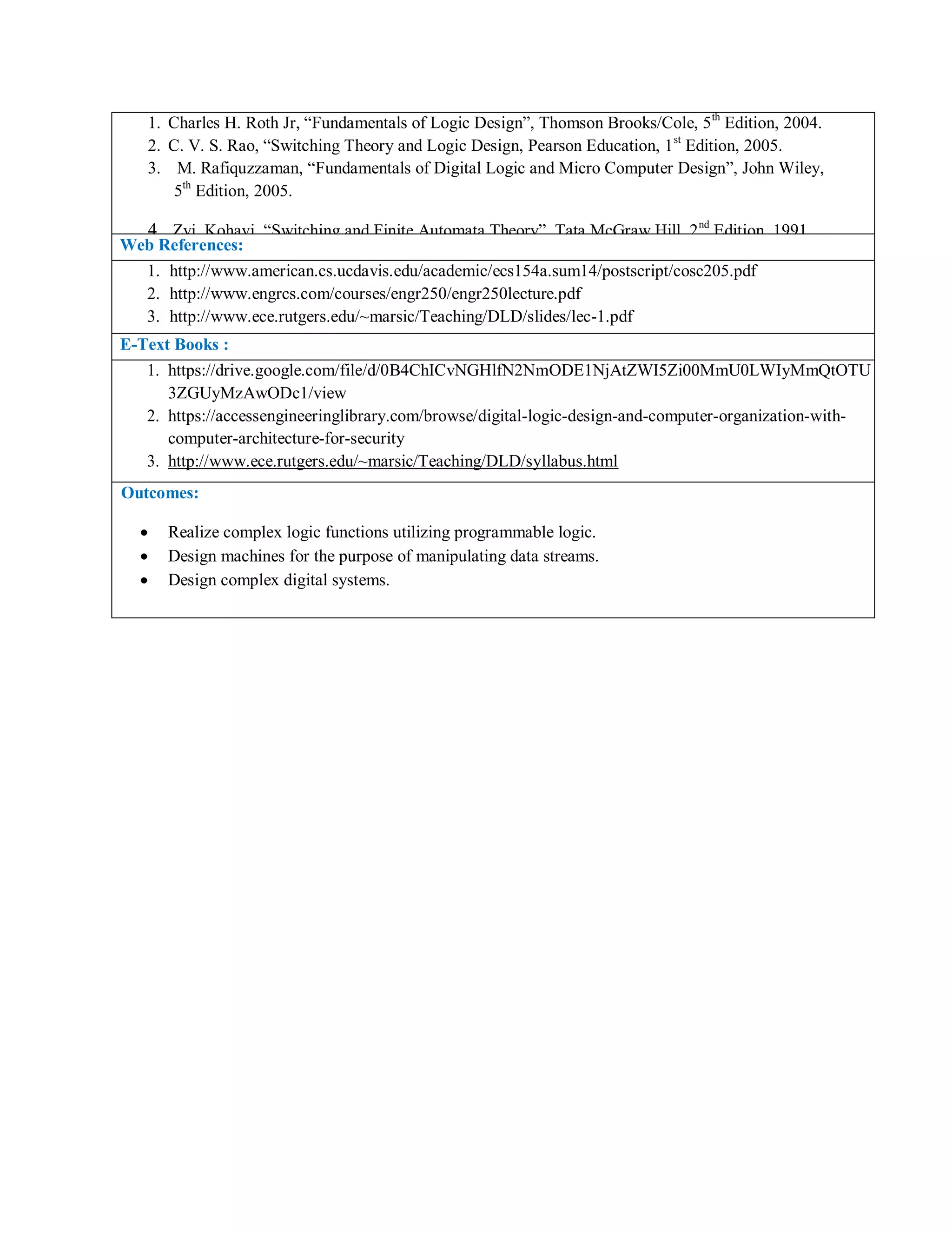 Dld lecture notes | PDF