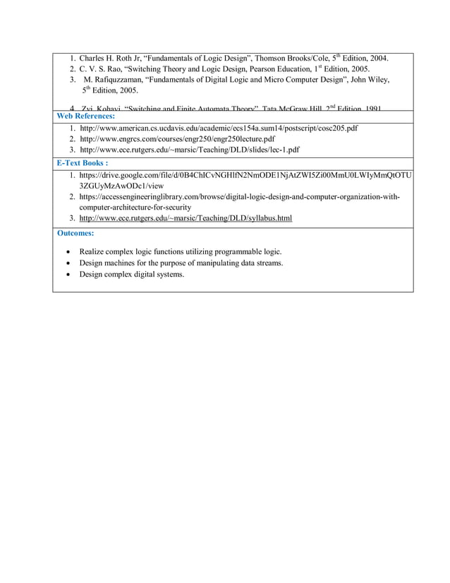 Dld Lecture Notes Pdf Computing Technology And Computing