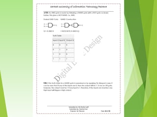 DLD Practical Lab Work | PPT