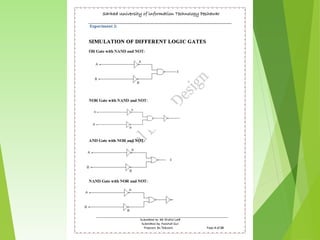 DLD Practical Lab Work | PPT