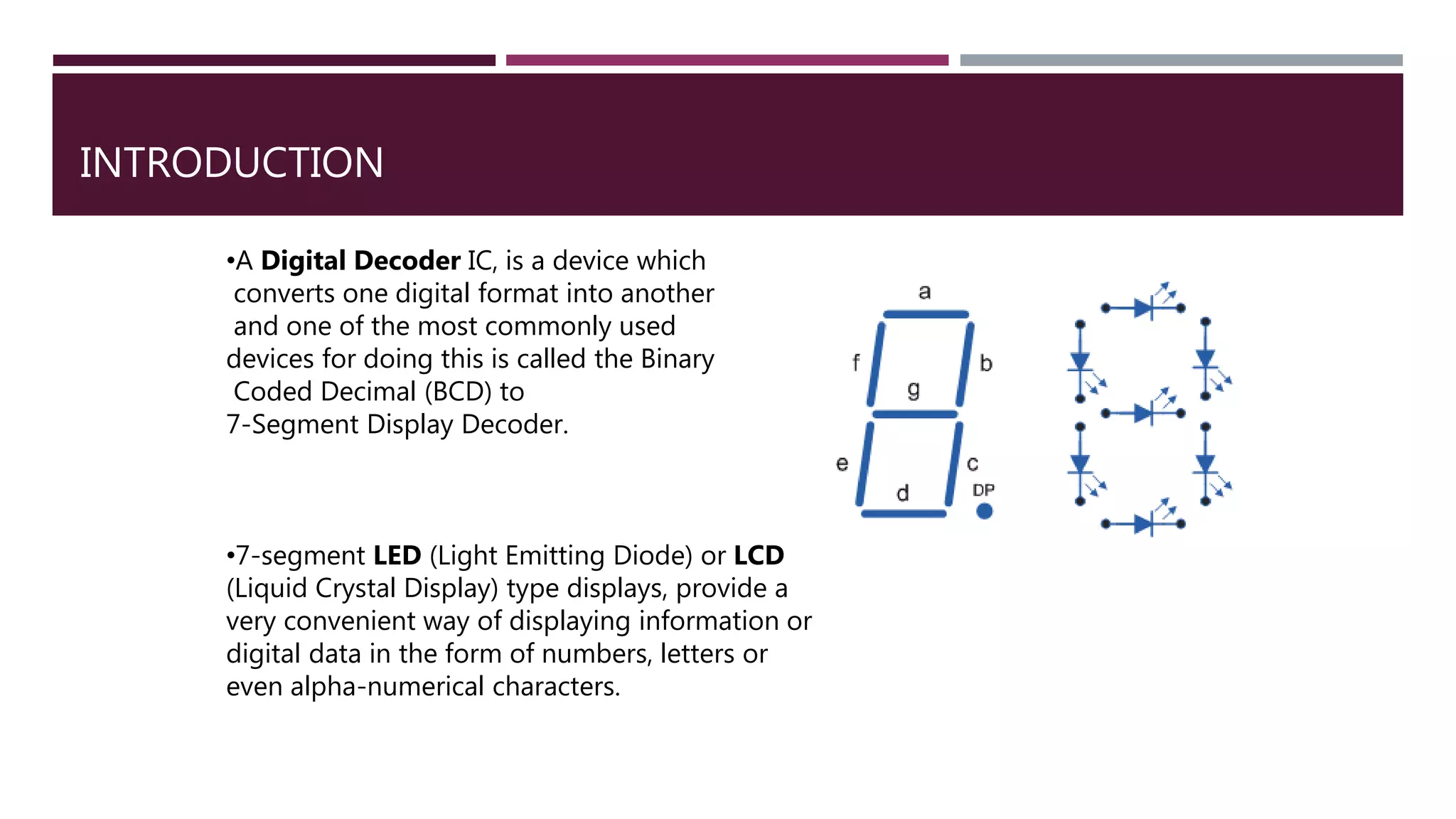 seven segment display | PPTX