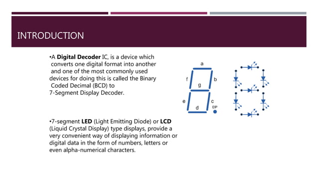 seven segment display | PPTX