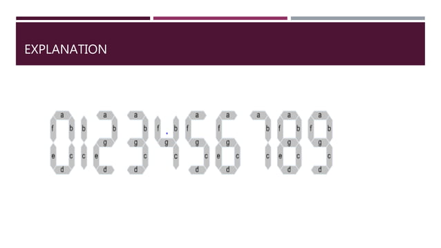 seven segment display | PPTX