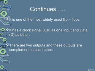 Flip Flop | PPT | Data Storage and Warehousing | Computing