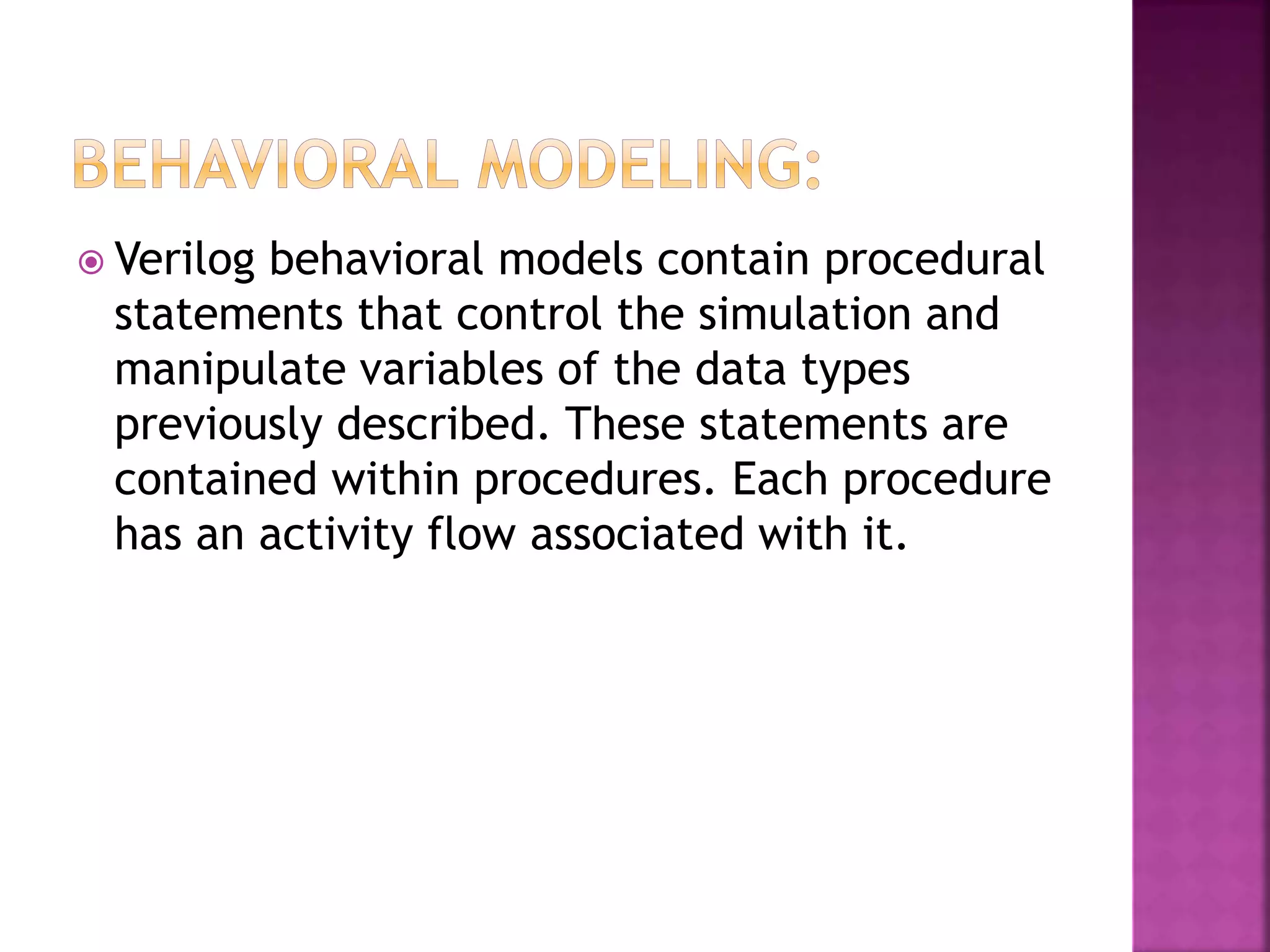 Hdl Hardware Description Language Presentation Ppt 8051