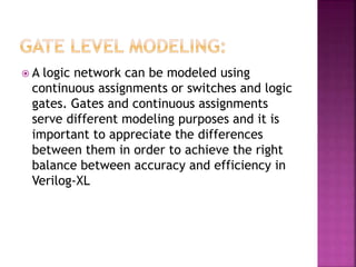 HDL (hardware description language) presentation | PPTX