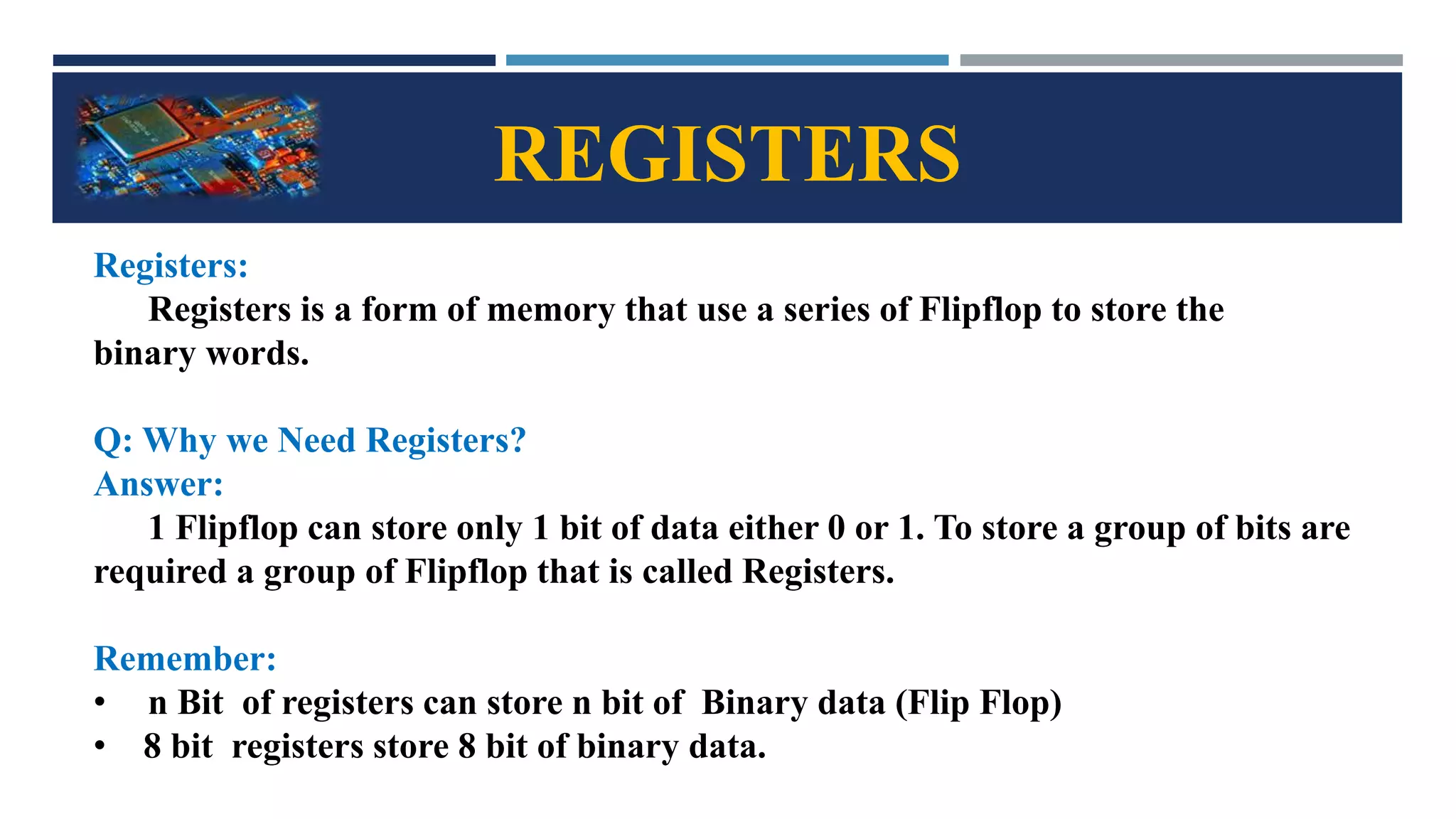 Registers and its type DLD | PPTX
