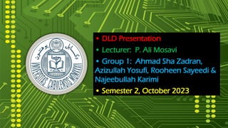 DLD Presentation – K-Map (2 & 3 Variable).pptx | Programming Languages | Computing