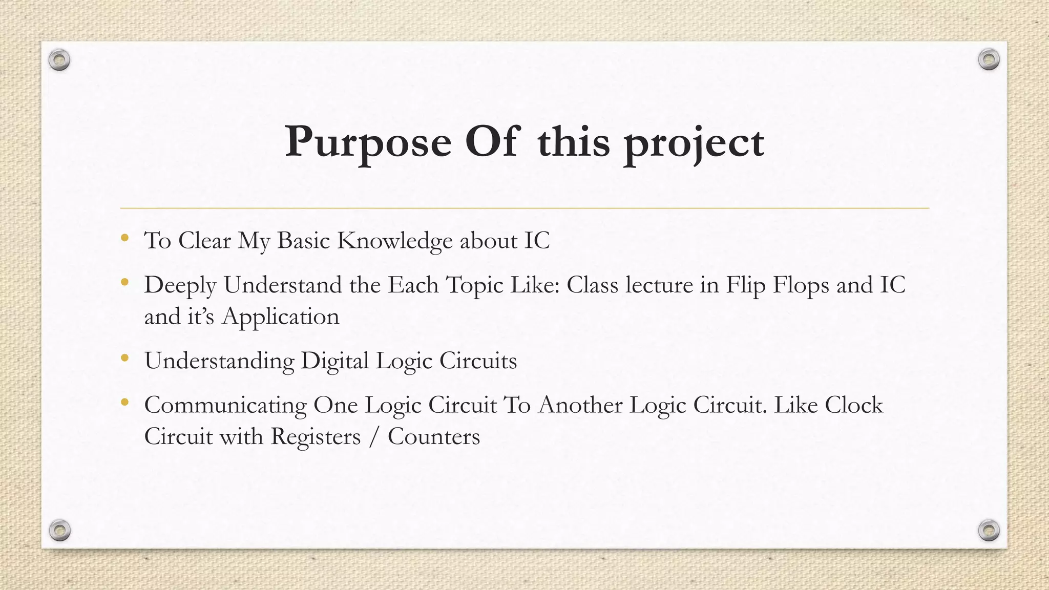 Digital Logic Design Project Presentation Slides by MD MUSTAFIZUR ...