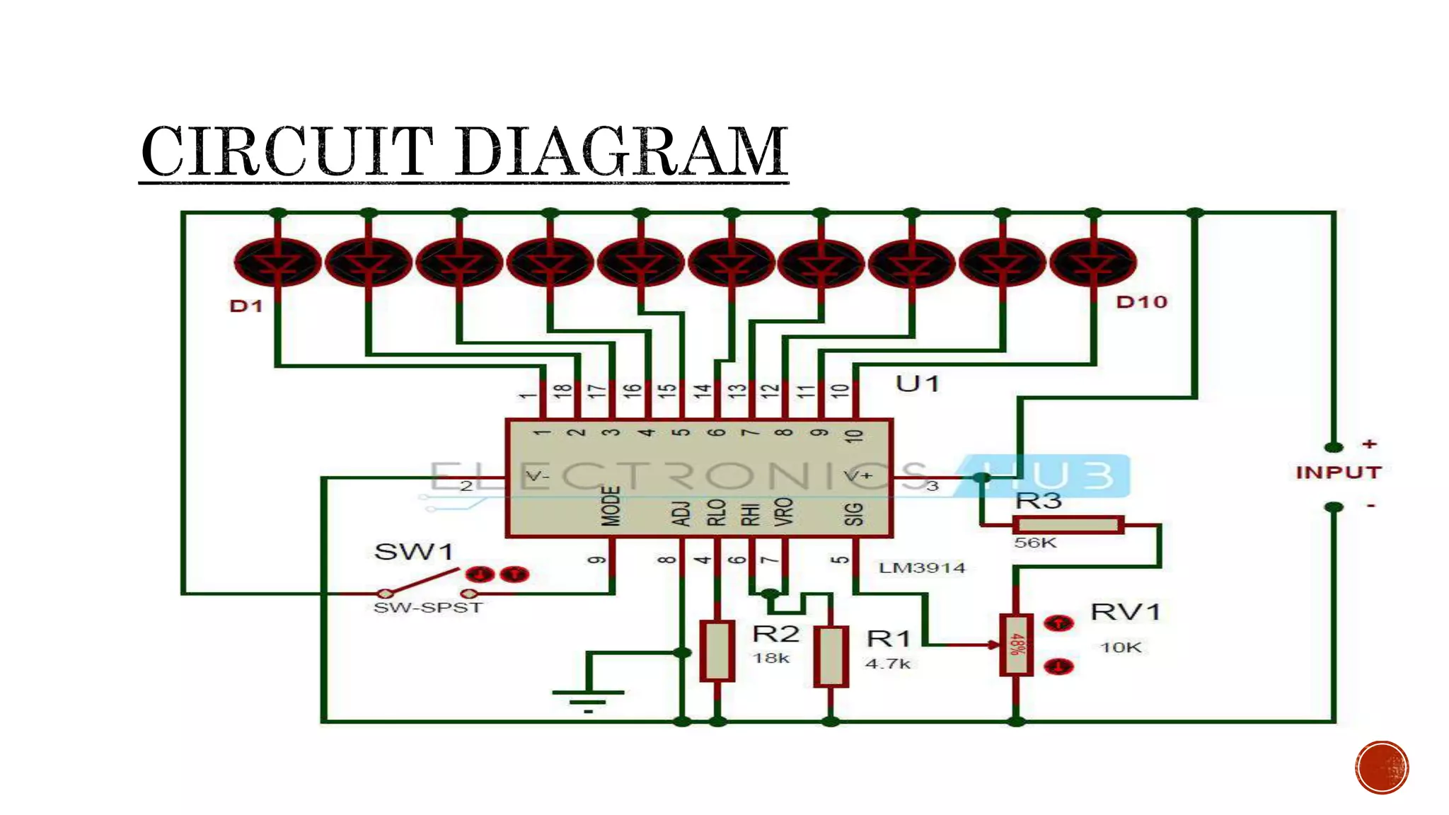 Report of Battery Level Indicator Circuit | PPTX